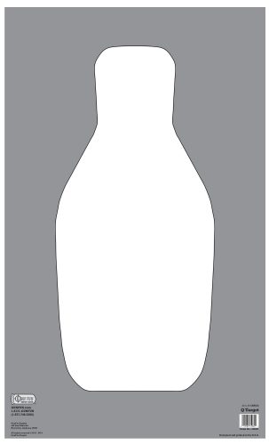 Q Target Gray (22020) | GunFun Shooting Targets, Inc.