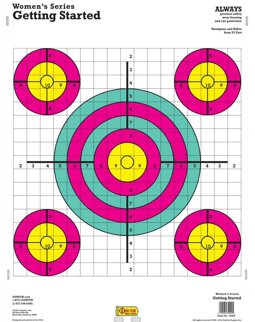 100 Yd Rifle Target (82030) | GunFun Targets Inc.