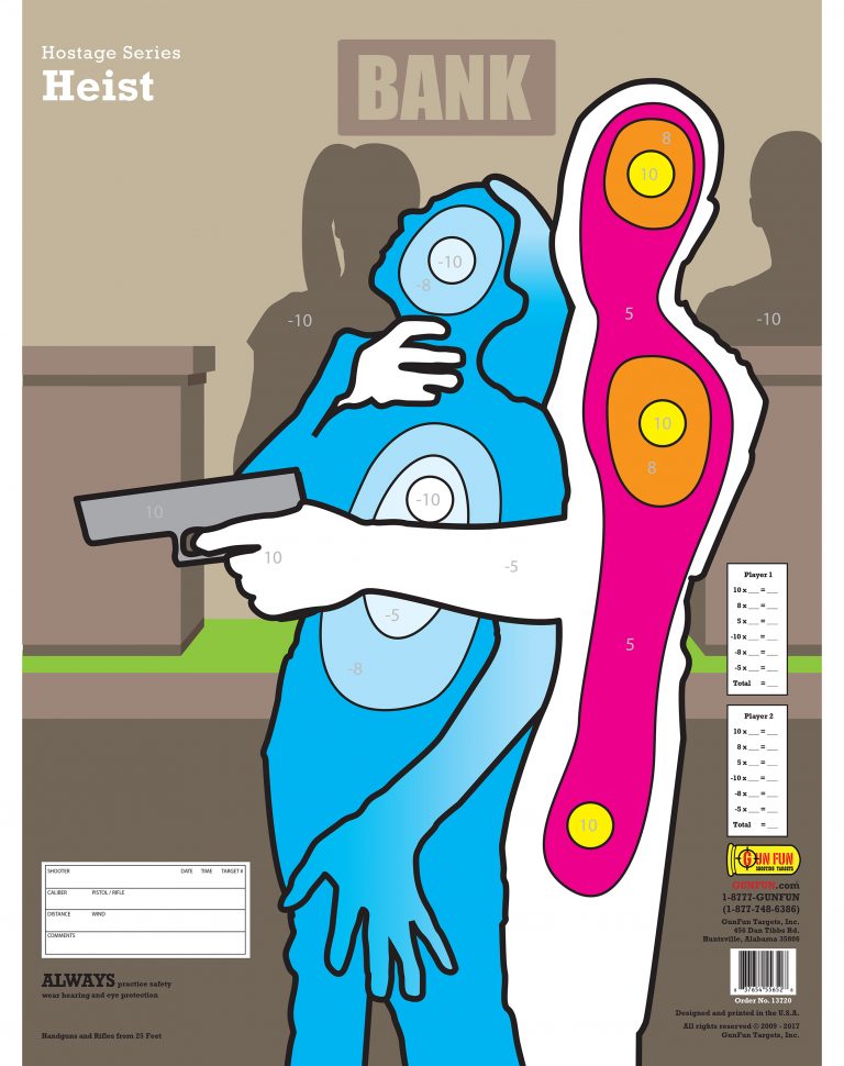4 Circle Square (14060) | GunFun Shooting Targets, Inc.