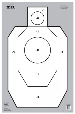 IDPA TAN (22720) | GunFun Shooting Targets