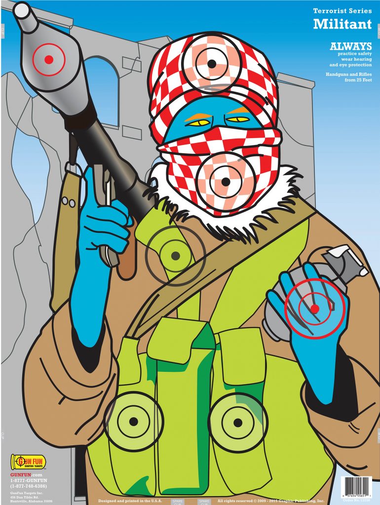 Militant (13250) | GunFun Shooting Targets, Inc.