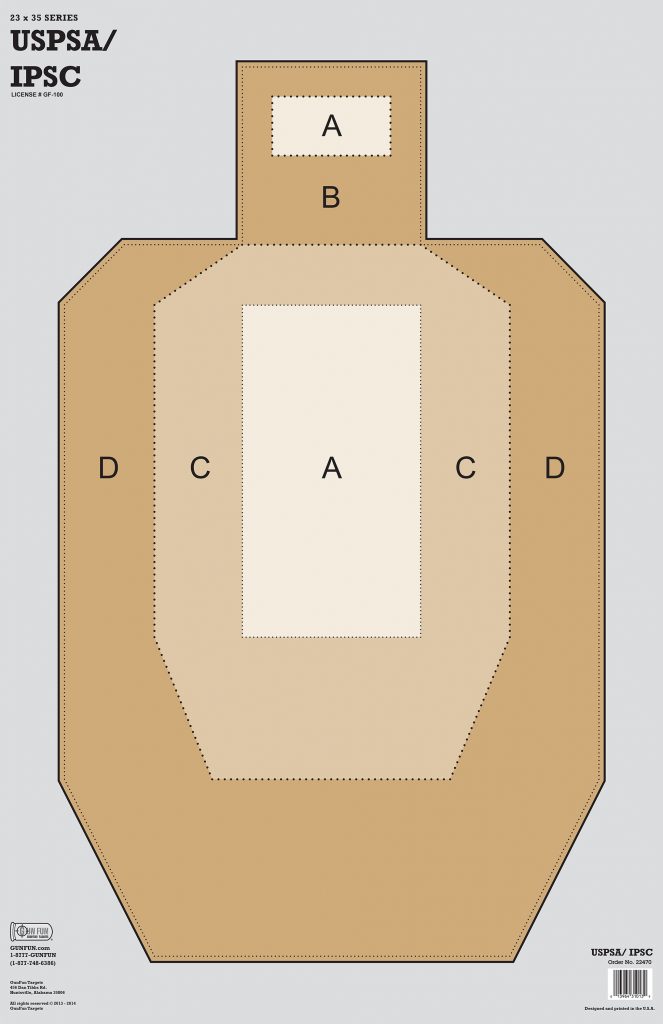 USPSA/IPSC (22470) | GunFun Shooting Targets, Inc.