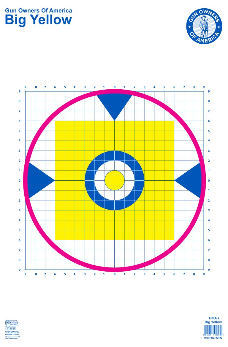 100 Yd Rifle Target (82030) | GunFun Shooting Targets