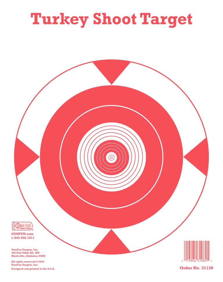 Turkey Target (31130) | GunFun Targets Inc.