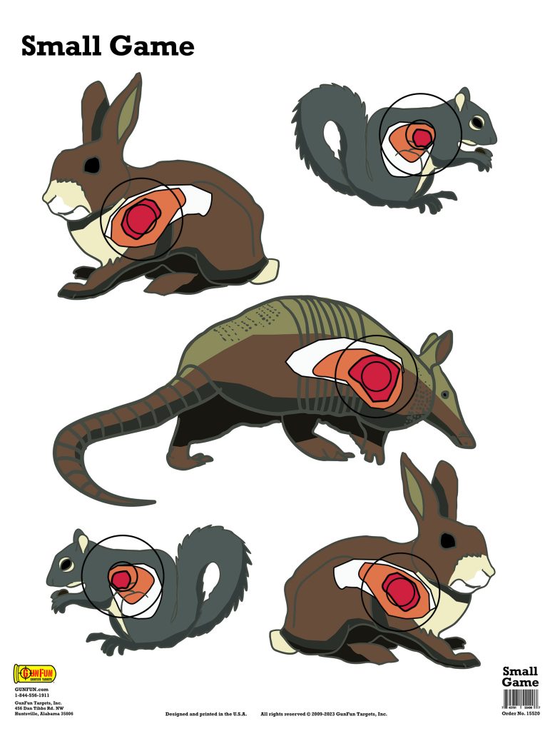 Small Game (15520) | GunFun Shooting Targets, Inc.