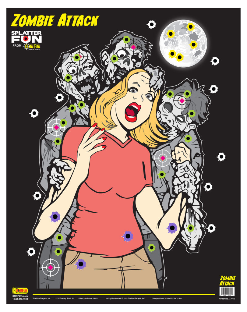 Splatter Zombie Attack (77010) | GunFun Shooting Targets, Inc.
