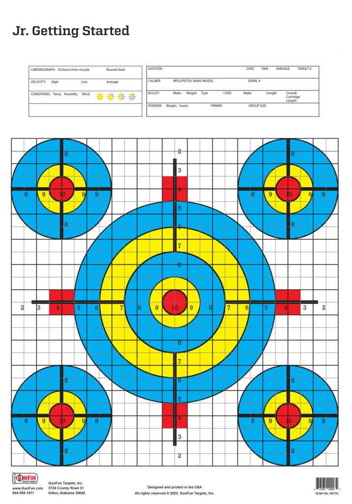 Jr Getting Started (82110) | GunFun Shooting Targets, Inc.